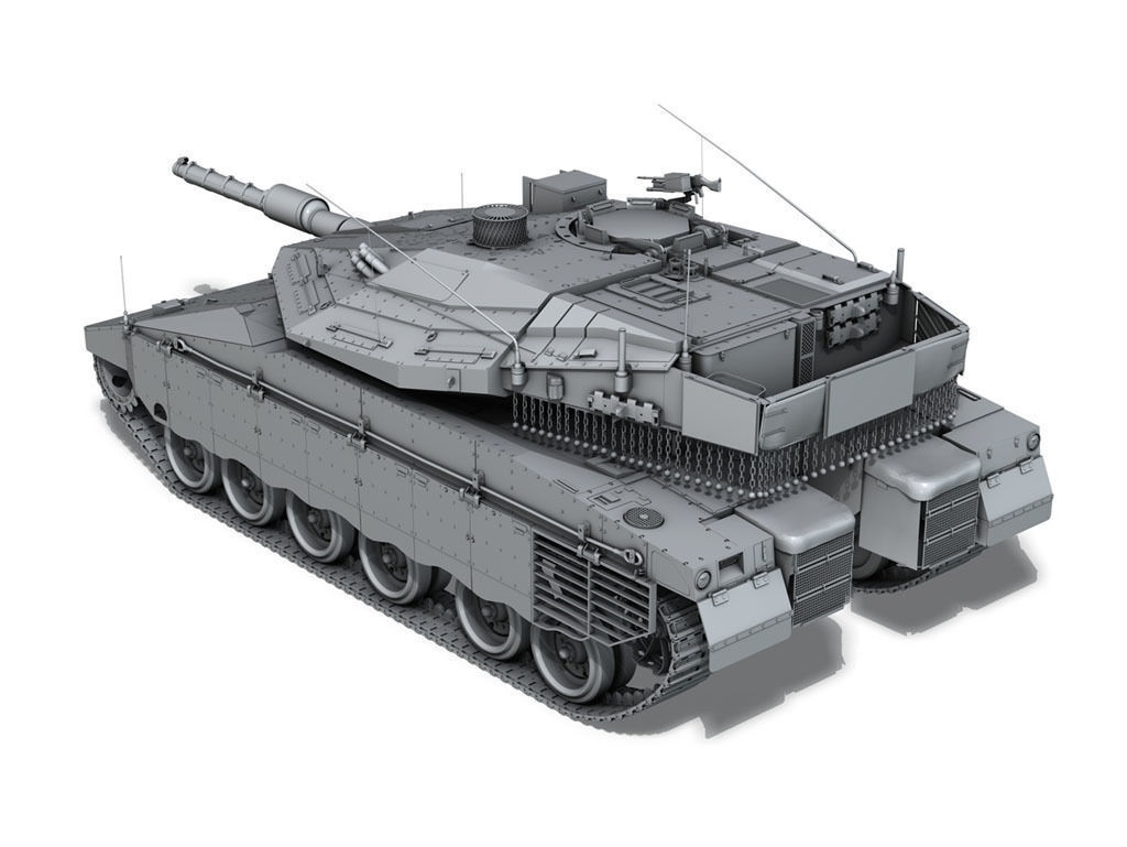Merkava IV MBT 3D model | CGTrader