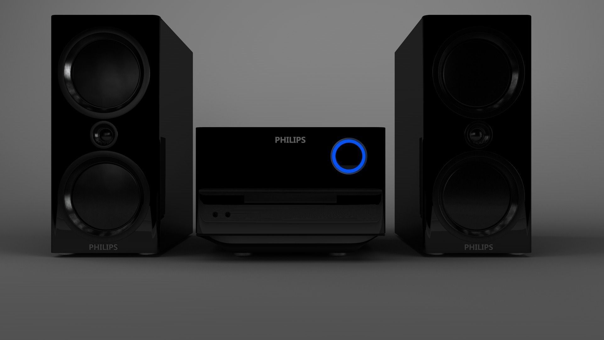 Philips BTM3160 Hifi-System 3D model | CGTrader