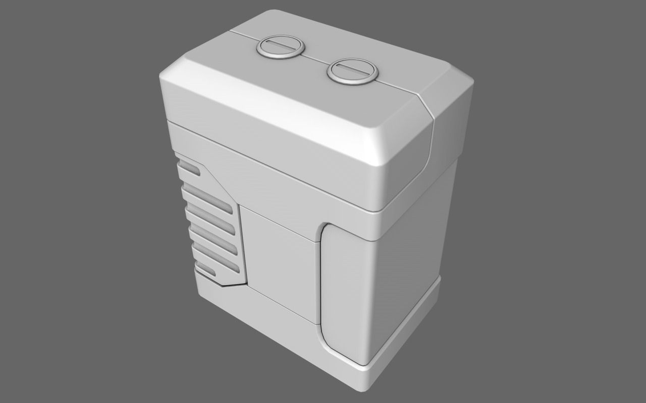 Sci-Fi Microfusion Cell 3D model | CGTrader