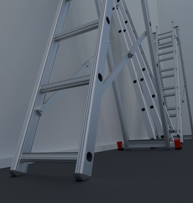 60-Minutes-Ladder three ladders free 3D model | CGTrader