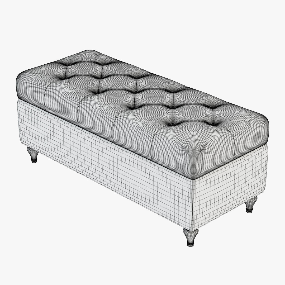 Bench Fiji 3D model | CGTrader
