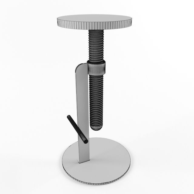 carlo contin high stool free 3D model | CGTrader