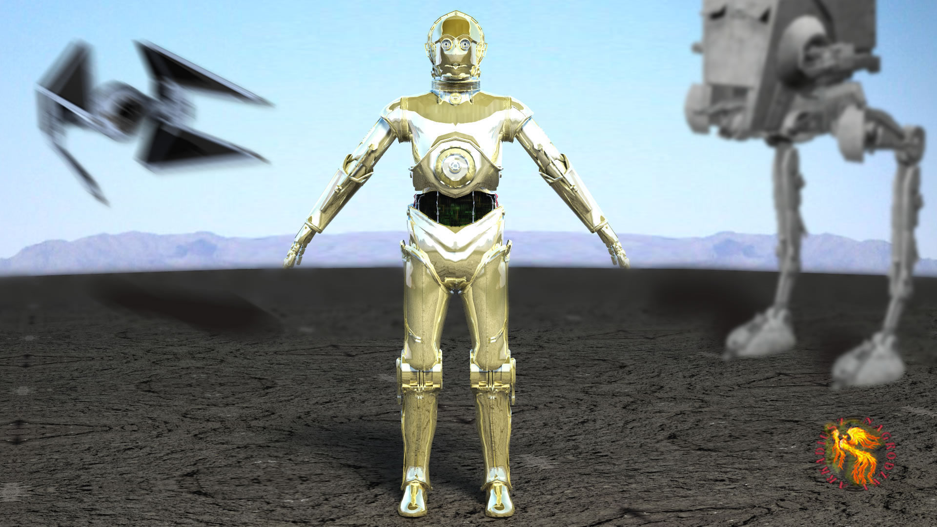 C-3PO 3D model | CGTrader