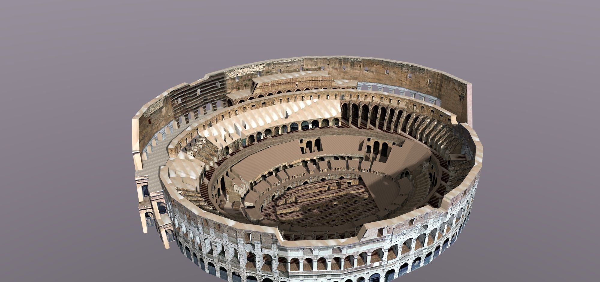3D model Roman Coliseum VR / AR / low-poly | CGTrader
