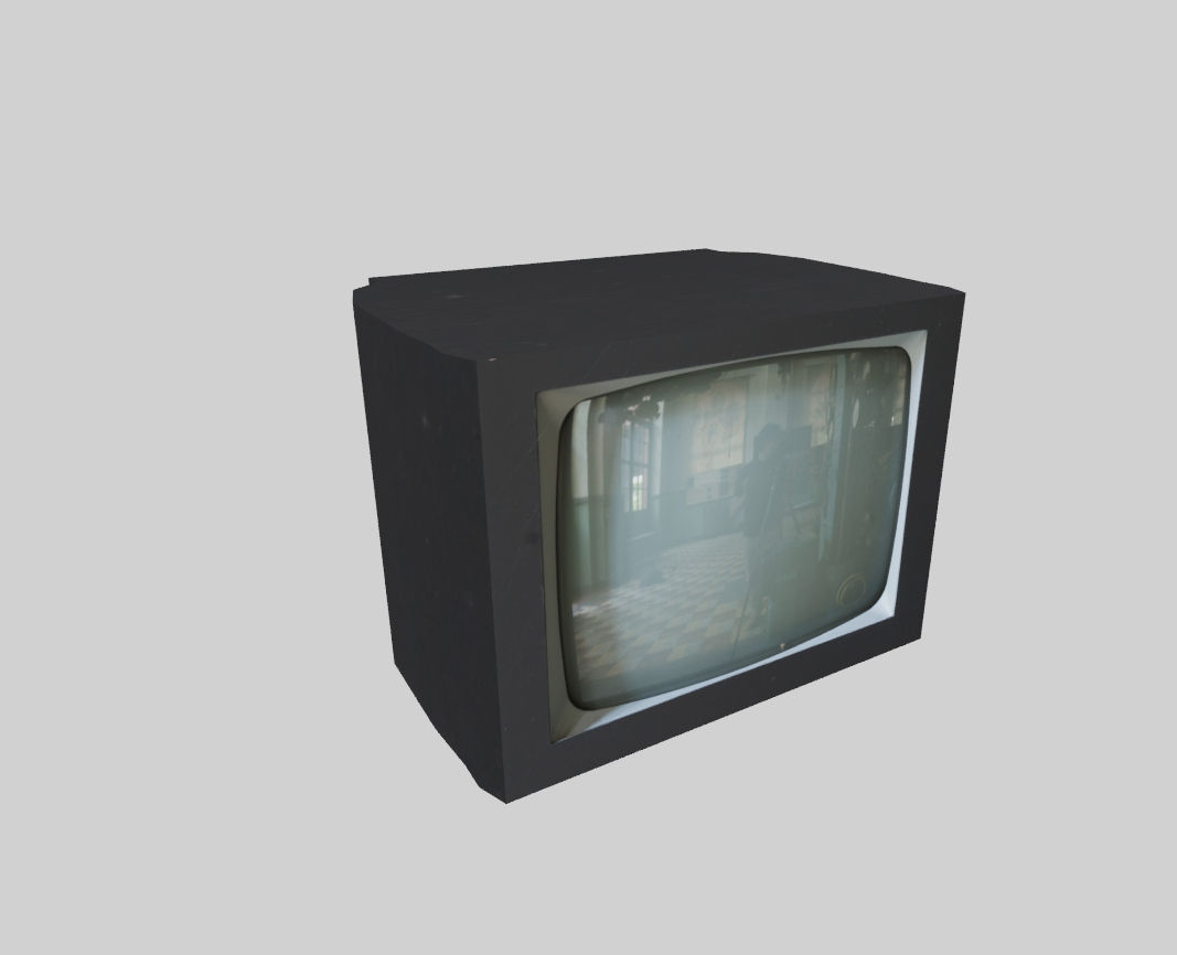 low poly television free VR / AR / low-poly 3D model | CGTrader