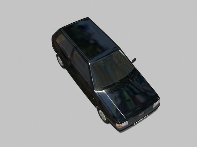 FIAT UNO - 3d model 3D model | CGTrader