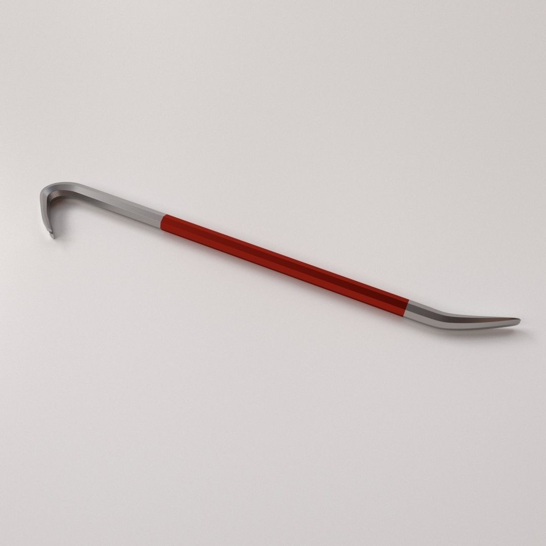 Crowbar cane with handle 3D model | CGTrader