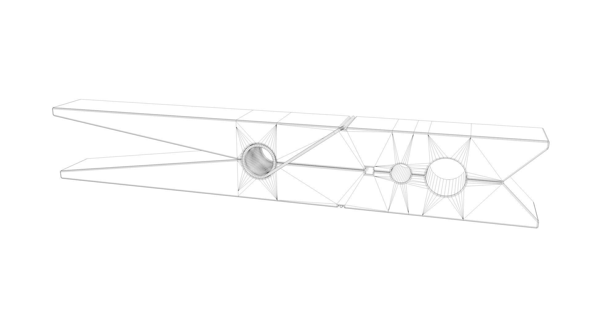 Clothespin free 3D model | CGTrader