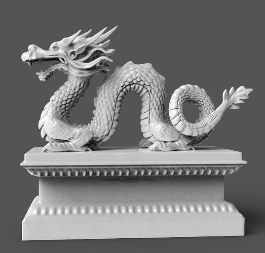 Chinese Dragon 3D Model 3D printable OBJ STL ZTL | CGTrader.com