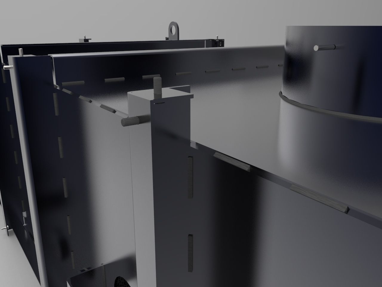 Welding metal box free 3D model | CGTrader