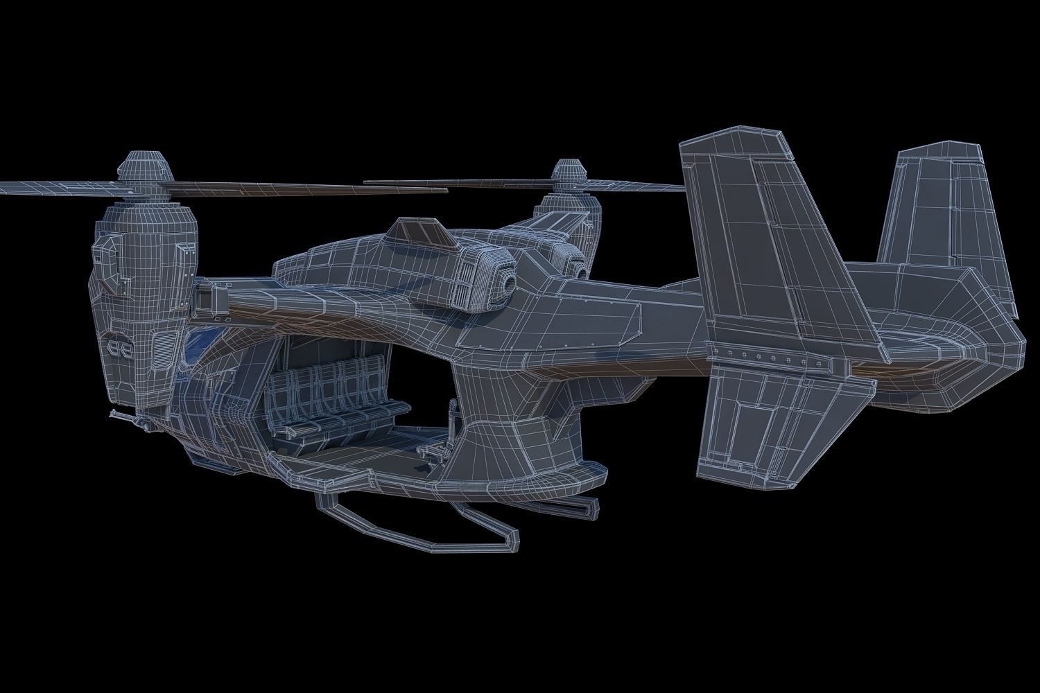UH-144 HQ-3d model 3D Model rigged MAX | CGTrader.com