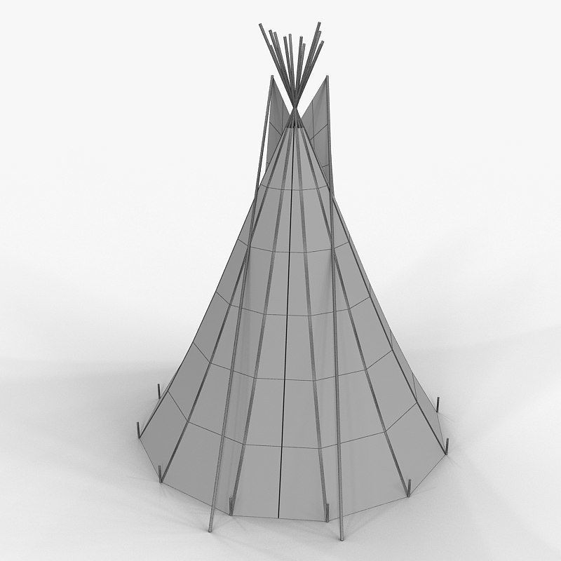 Tee Pee 3D model | CGTrader