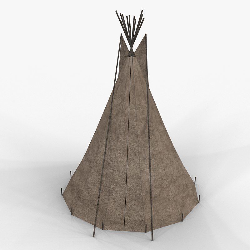 Tee Pee 3D model | CGTrader