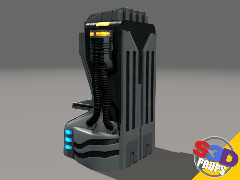 Replicator model futuristic game machine 3D model | CGTrader