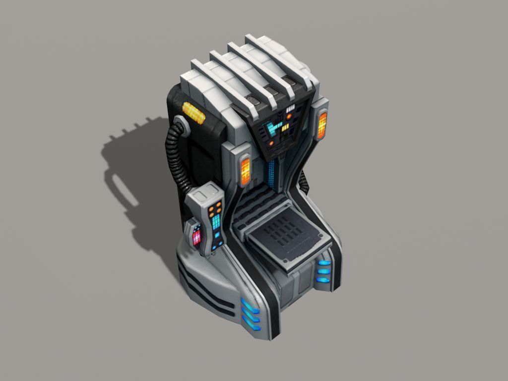 Replicator model futuristic game machine 3D model | CGTrader