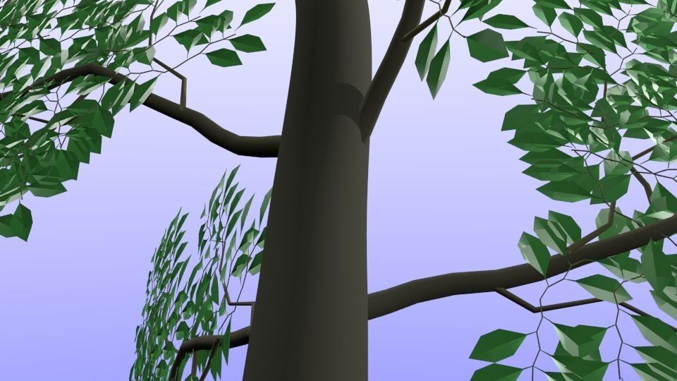 Simple Leaf Tree free 3D model | CGTrader
