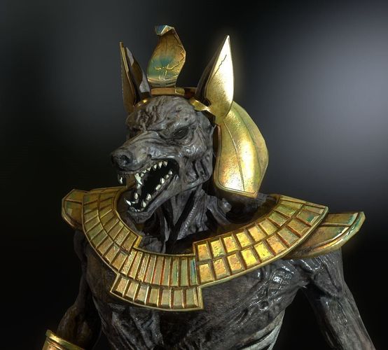 3D model Anubis model VR / AR / low-poly OBJ MA MB TGA - CGTrader.com
