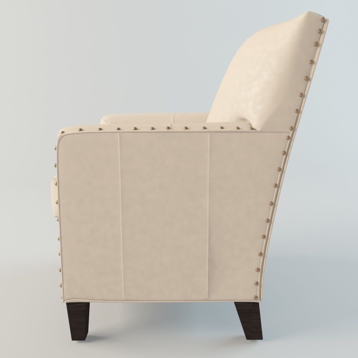 Alabaster Leather Chair 3D model | CGTrader