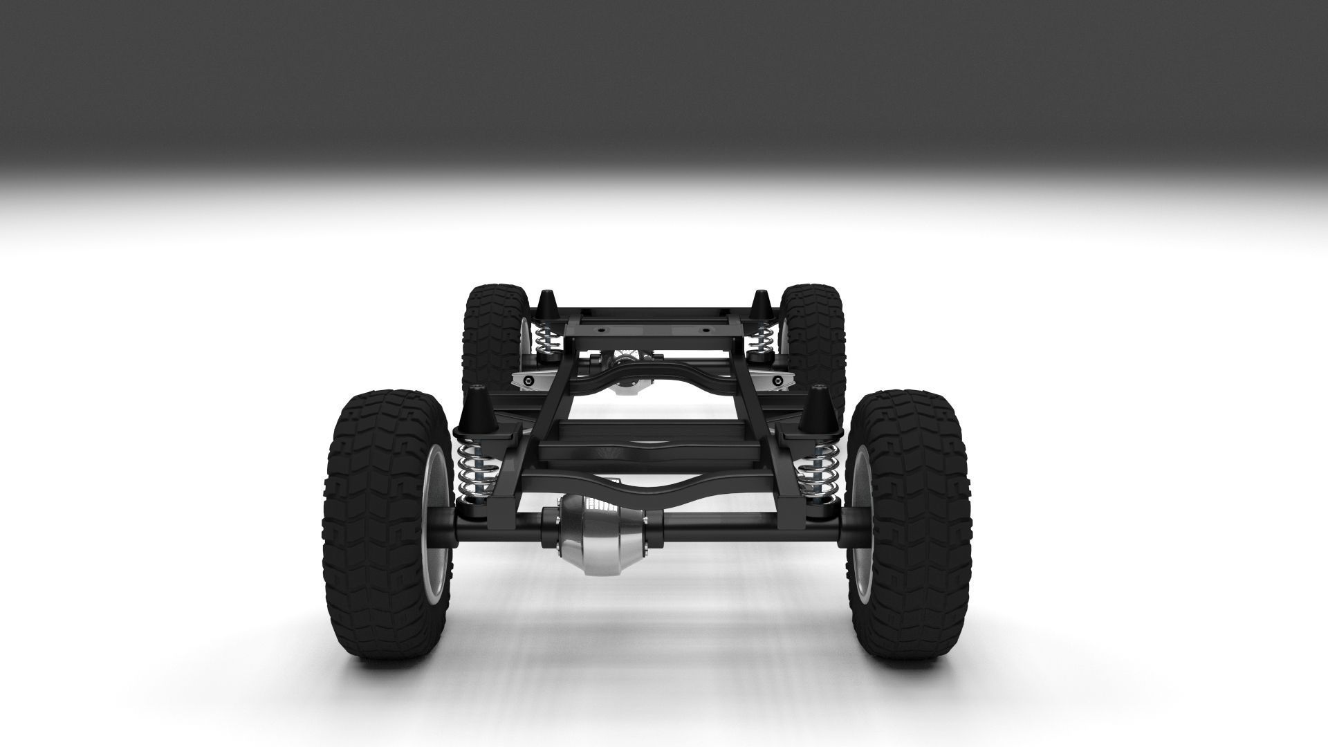 Simple Offroad Chassis 3D model | CGTrader