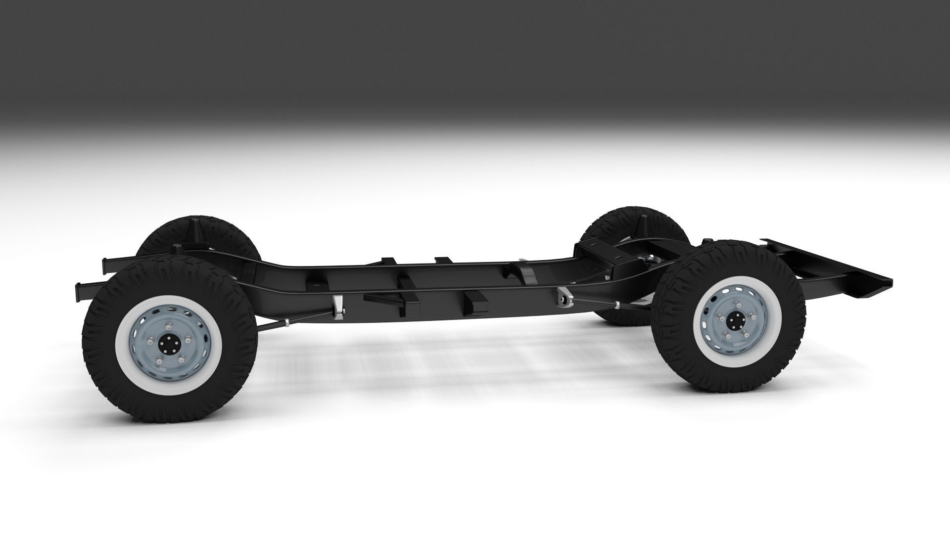 Simple Offroad Chassis 3D model | CGTrader