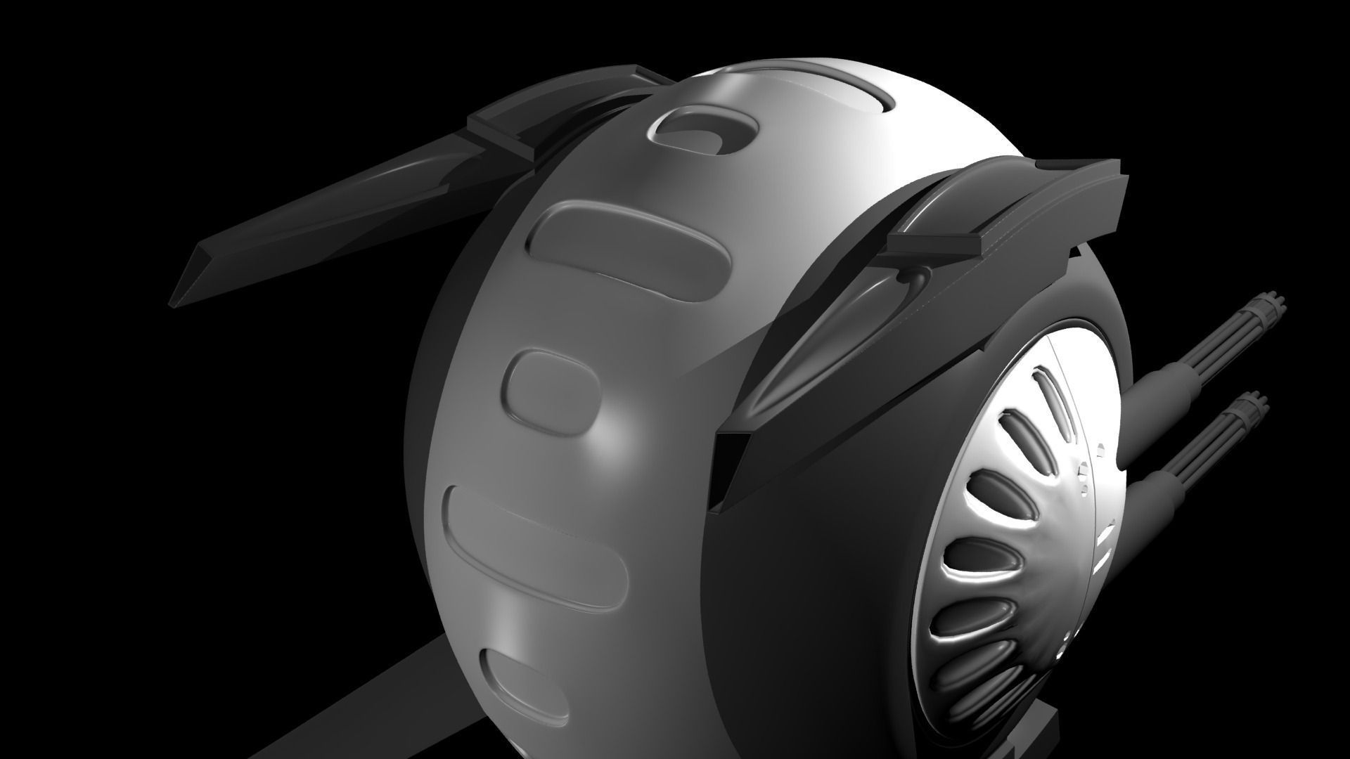 3D model Android Battle Space Ship VR / AR / low-poly | CGTrader