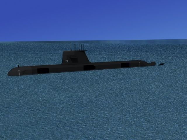 Collins Class HMAS Dechaineux 76 3D model rigged | CGTrader