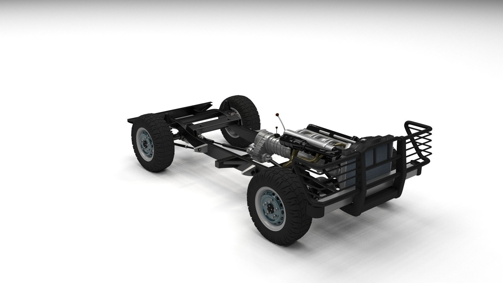 Full SUV Chassis 3D model | CGTrader