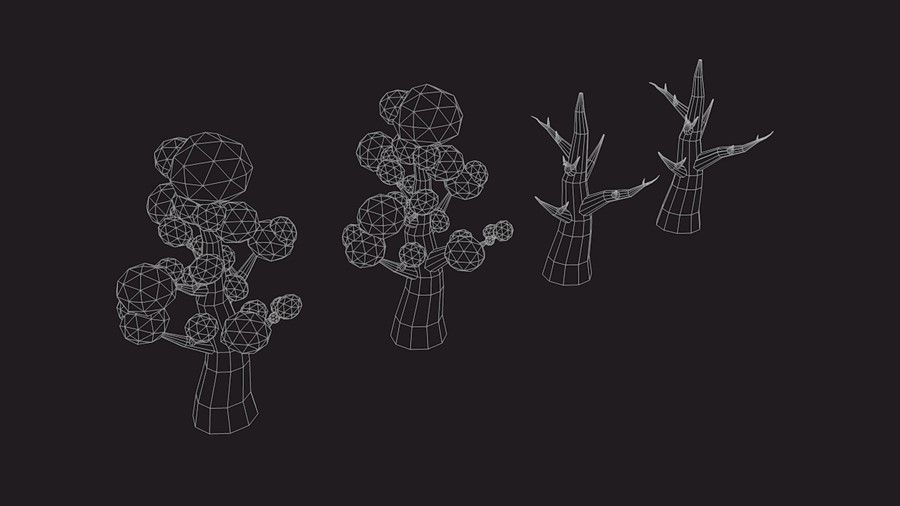 3D model Big Low Poly Tree VR / AR / low-poly | CGTrader