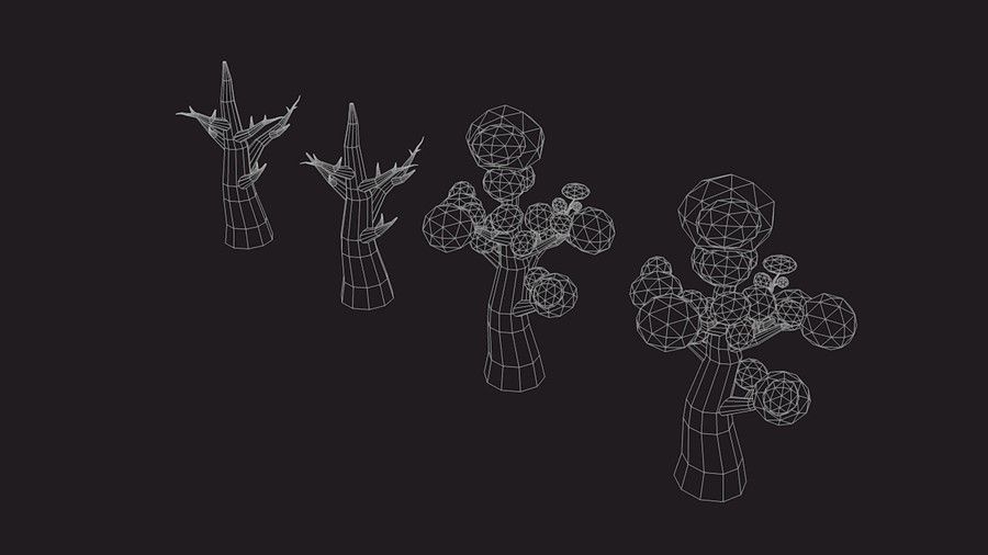 3D model Big Low Poly Tree VR / AR / low-poly | CGTrader