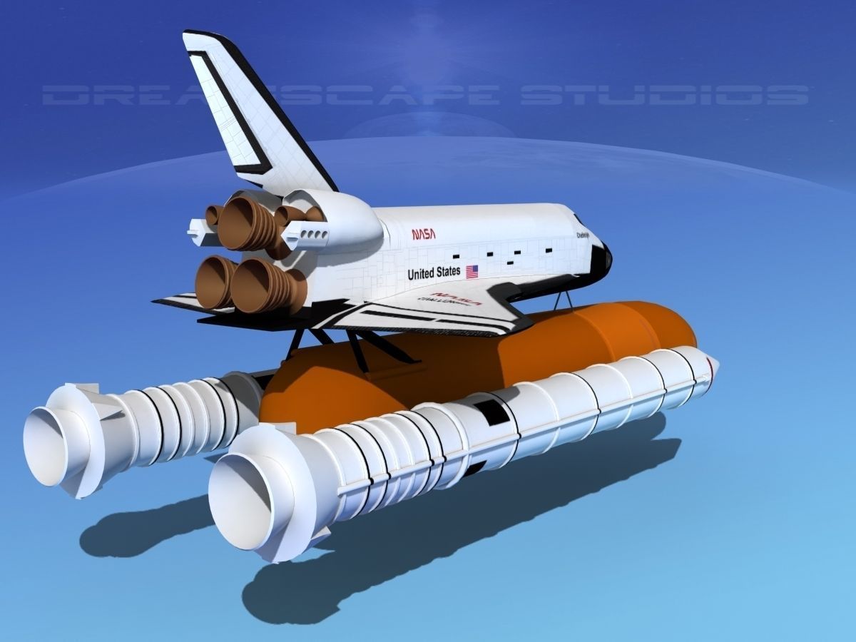 Space Shuttle Challenger Launch MP 2-1 3D model rigged | CGTrader