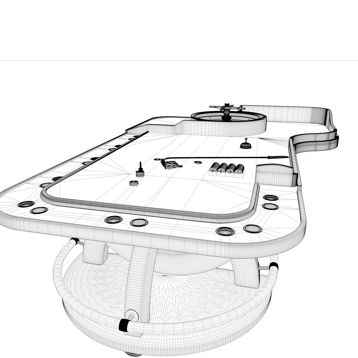 Roulette 3D model | CGTrader