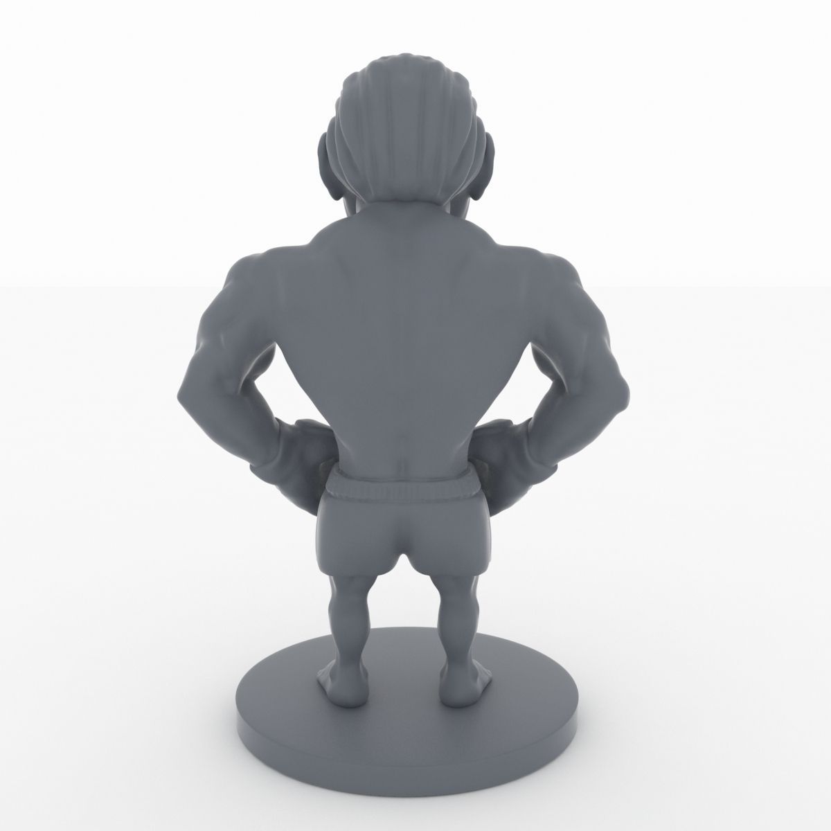 Miniature of boxing champion 3D Model 3D printable STL | CGTrader.com