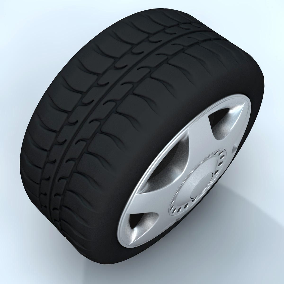 VW Wheel 3D model | CGTrader