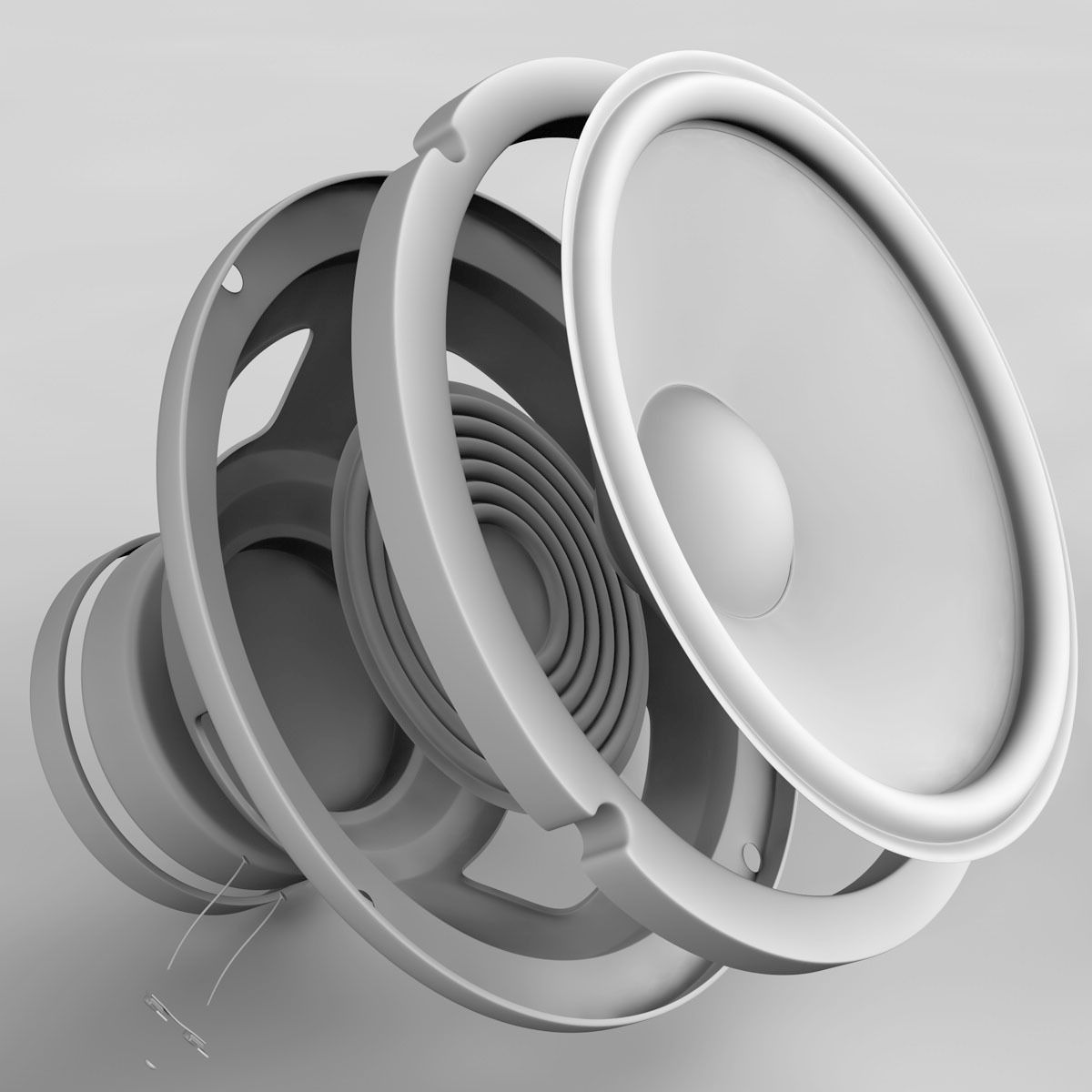Realistic Audio Speaker 3D model | CGTrader