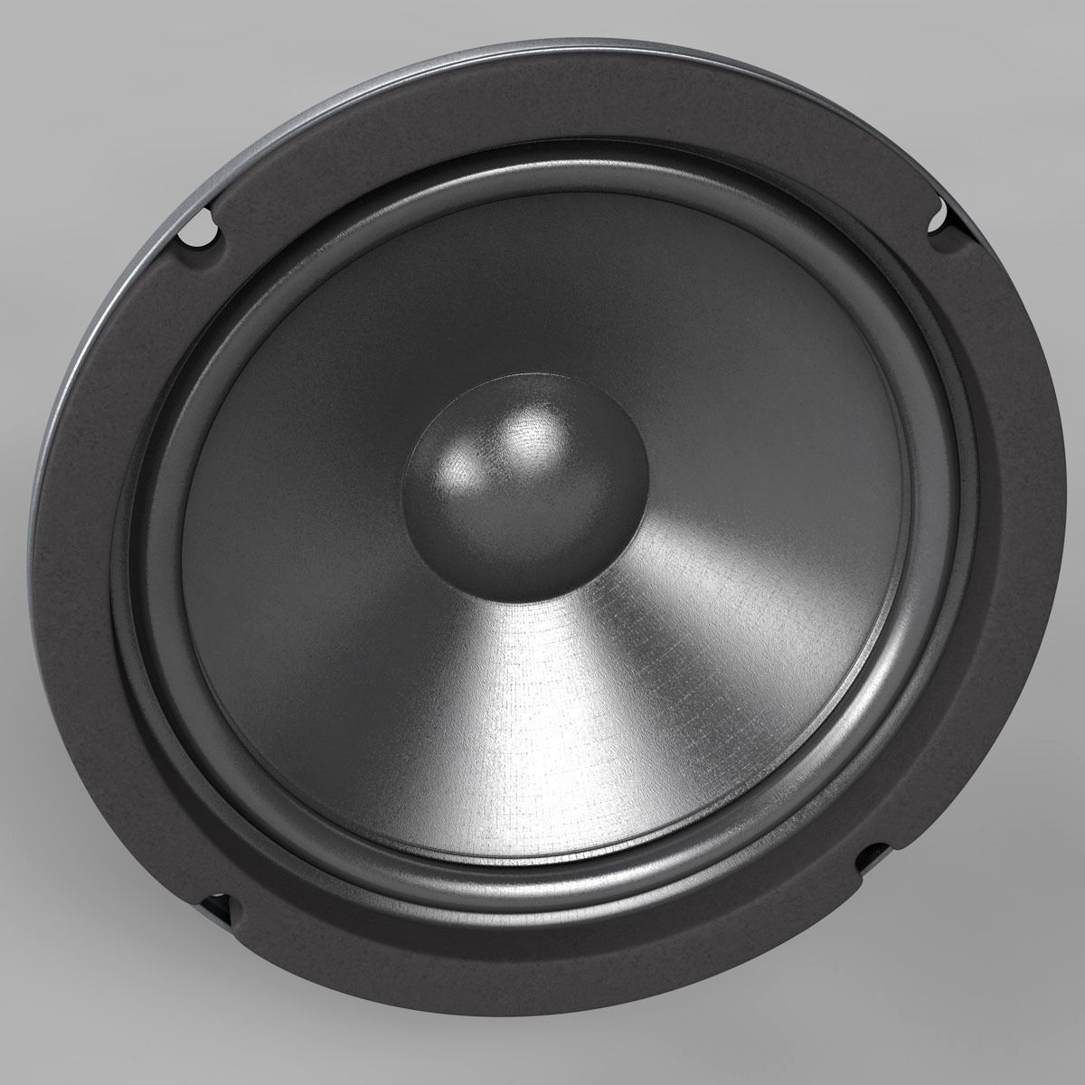 Realistic Audio Speaker 3D Model OBJ 3DS FBX C4D - CGTrader.com