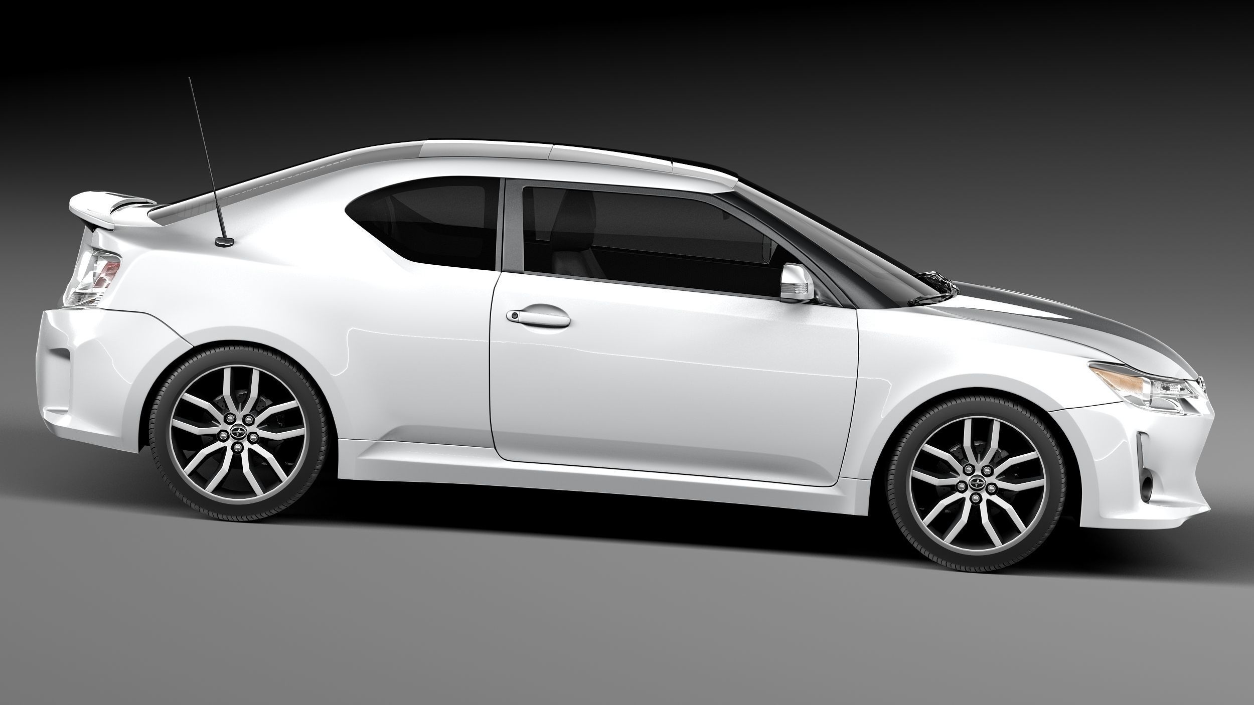 Scion tC - 2014 3D model | CGTrader