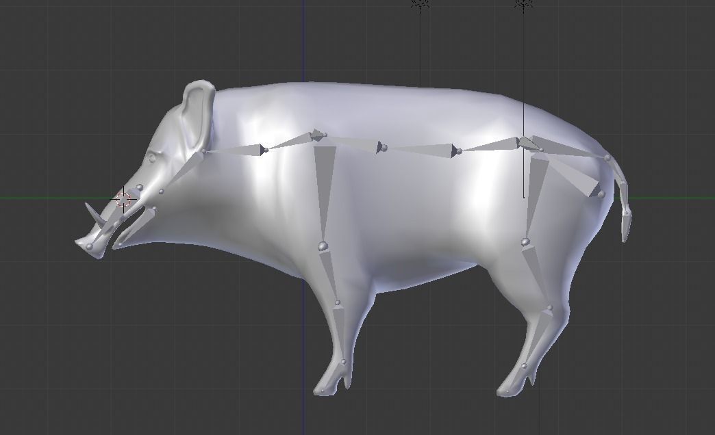 3D model Wild Boar - Low Poly Game Ready VR / AR / low-poly | CGTrader