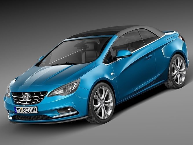 Opel Cascada 2014 3D model | CGTrader