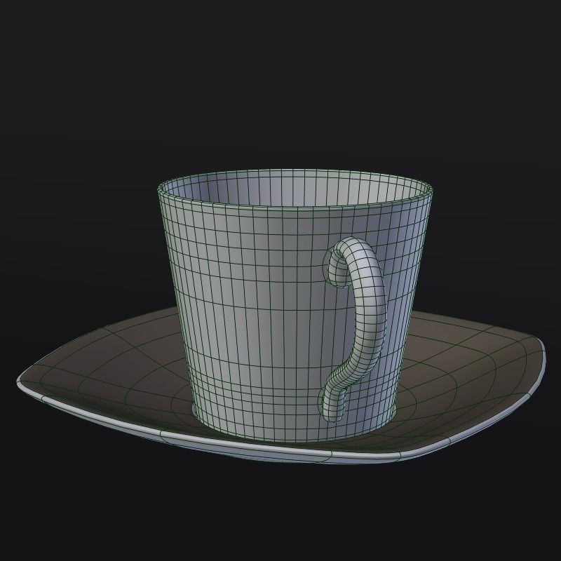 3D model Tea Cup VR / AR / low-poly | CGTrader
