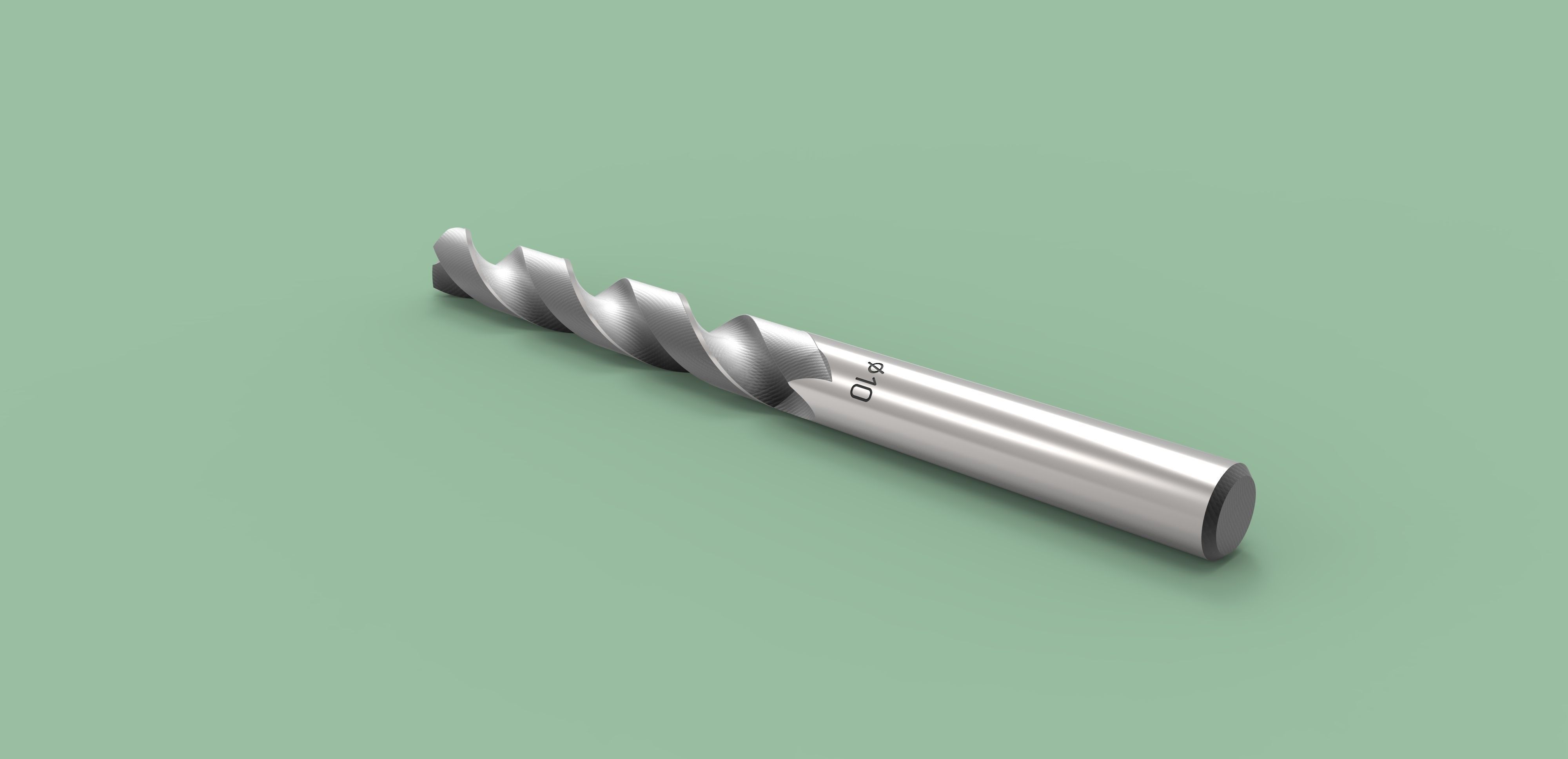 Drill bit 3D model | CGTrader