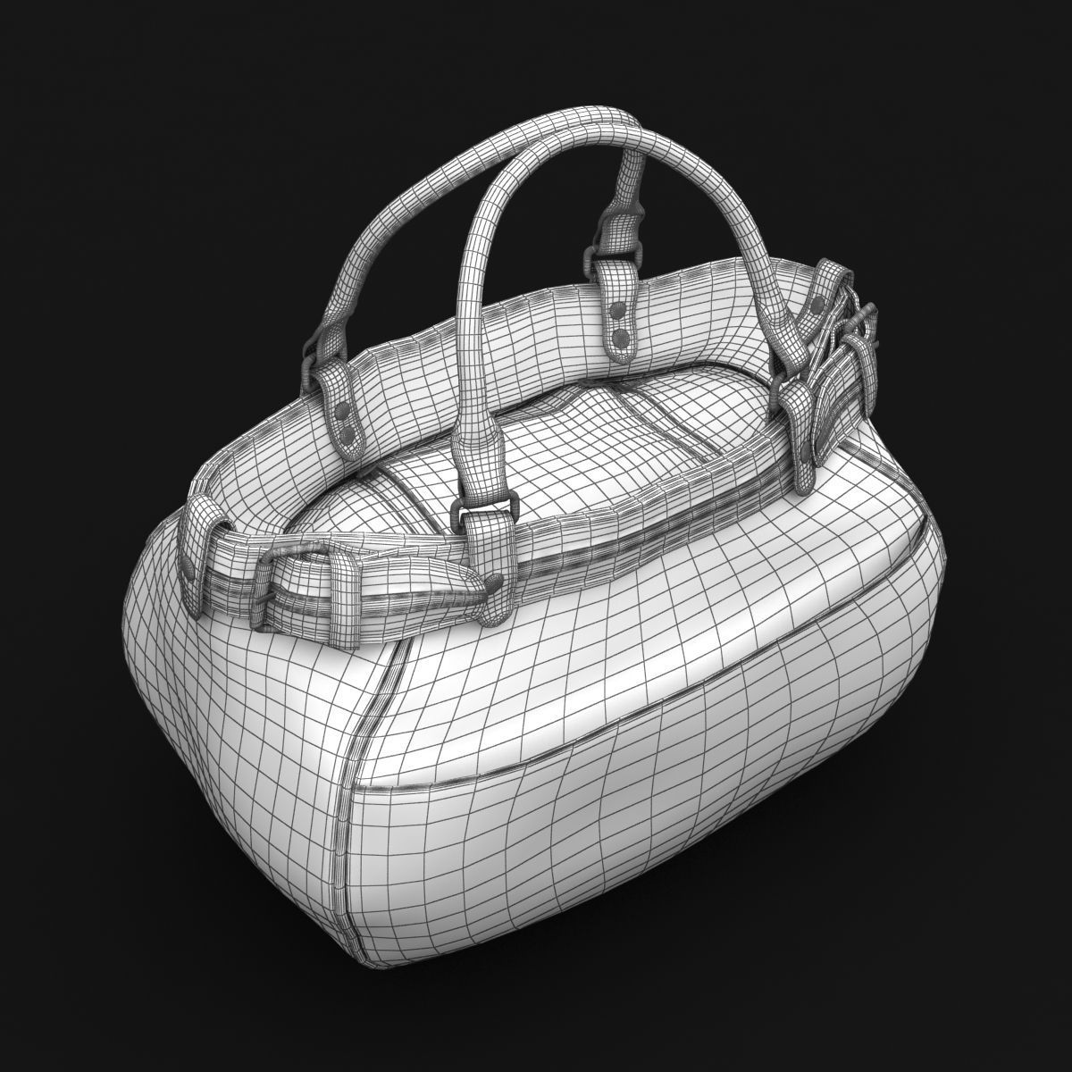 3D model Ladies Hand Bag 03 VR / AR / low-poly | CGTrader