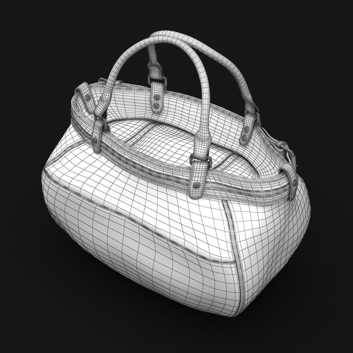 3D model Ladies Hand Bag 03 VR / AR / low-poly | CGTrader