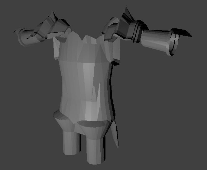 low-poly Plate Armour free VR / AR / low-poly 3D model | CGTrader