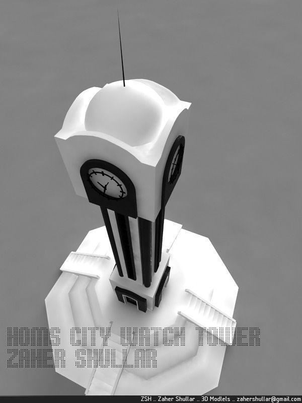Homs City Watch Tower 3D model | CGTrader