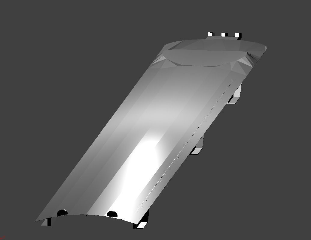 TV remote battery cover free 3D model | CGTrader