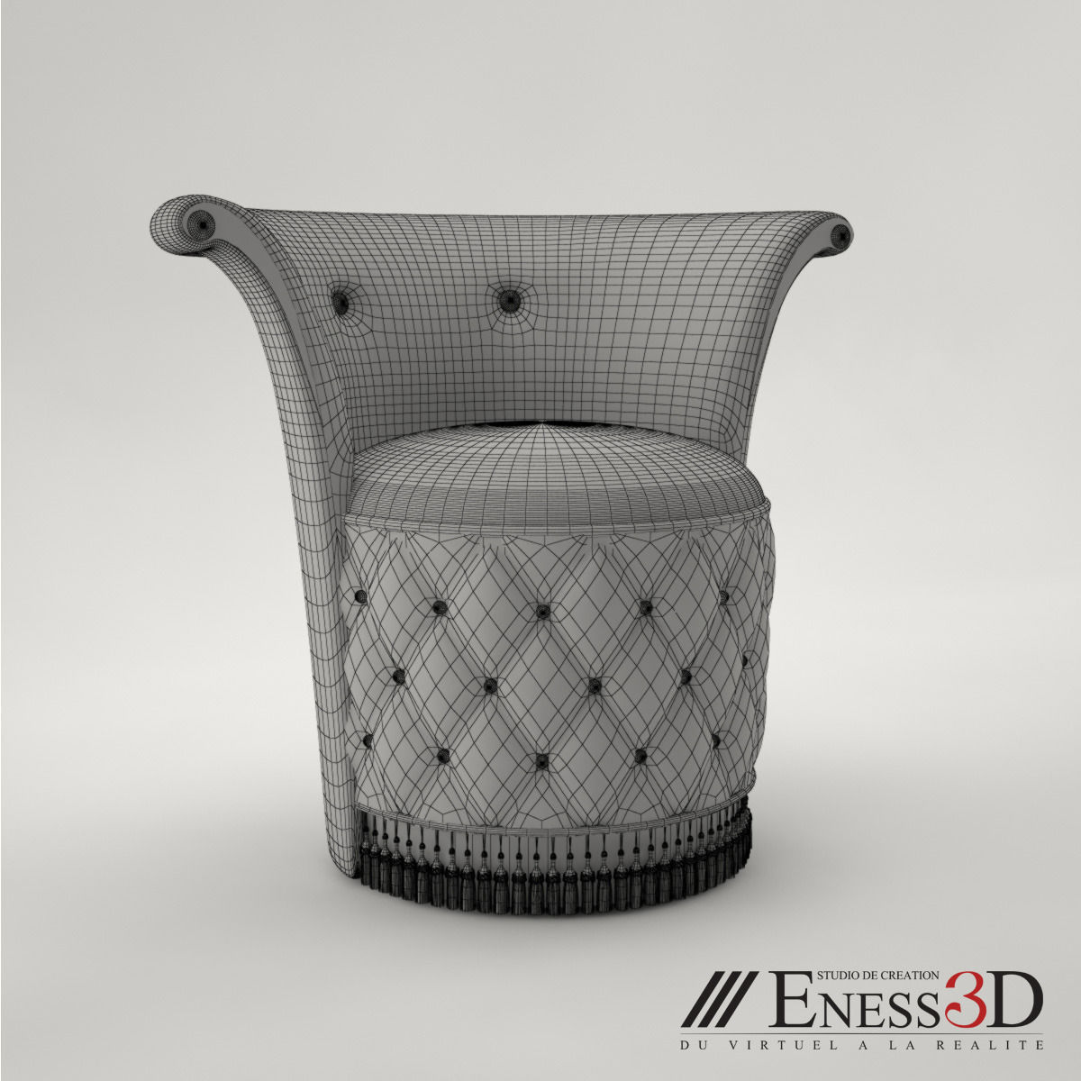 Pro - Banquette 60 0290 christopher guy 3D model | CGTrader