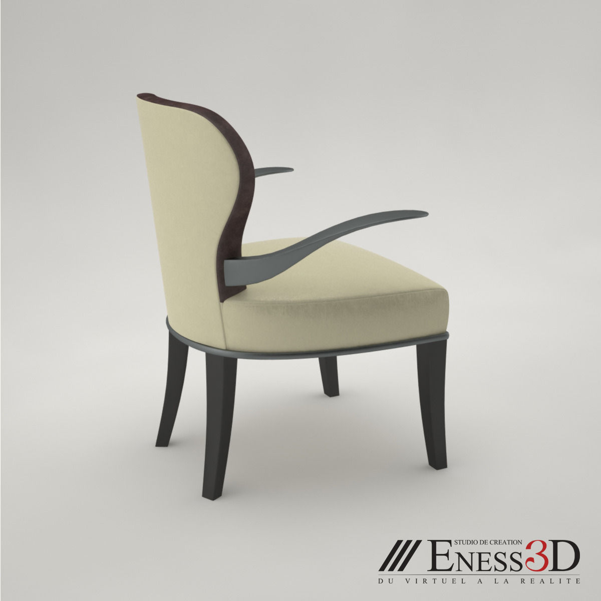 Pro - Armchair Roka Promemoria 3D Model MAX OBJ FBX MTL | CGTrader.com