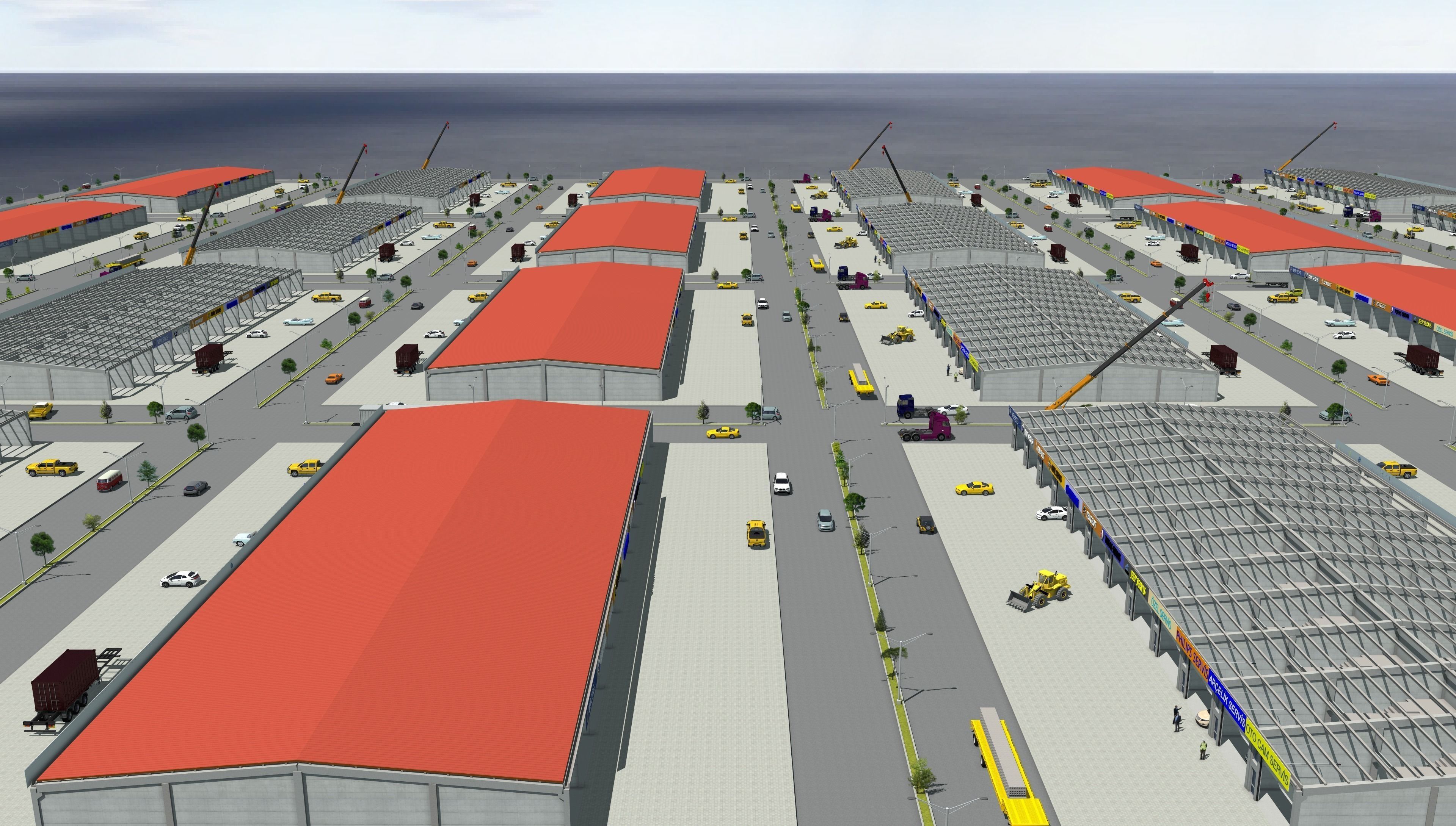 industrial construction free 3D model | CGTrader