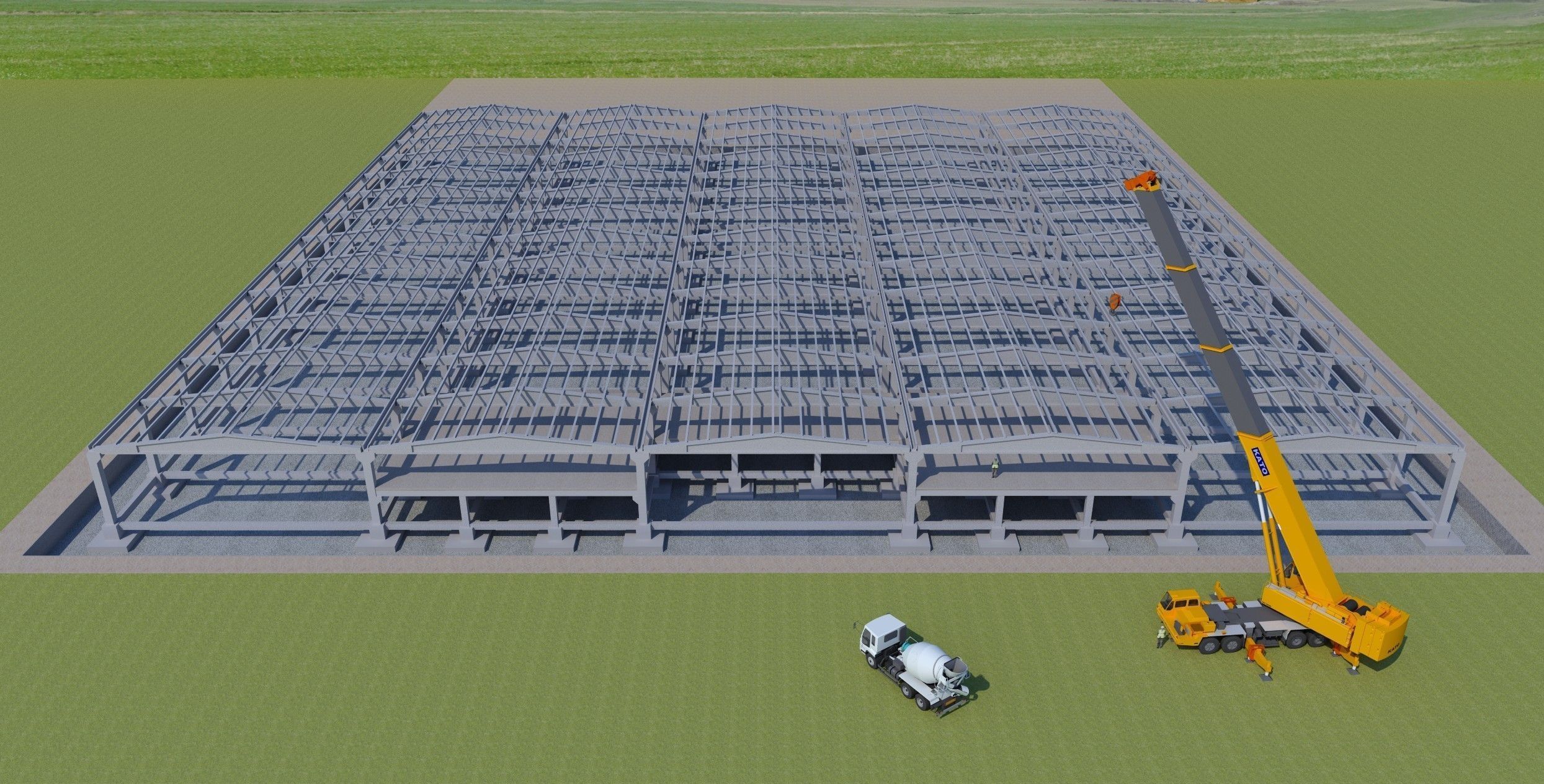 industrial workplace free 3D model | CGTrader