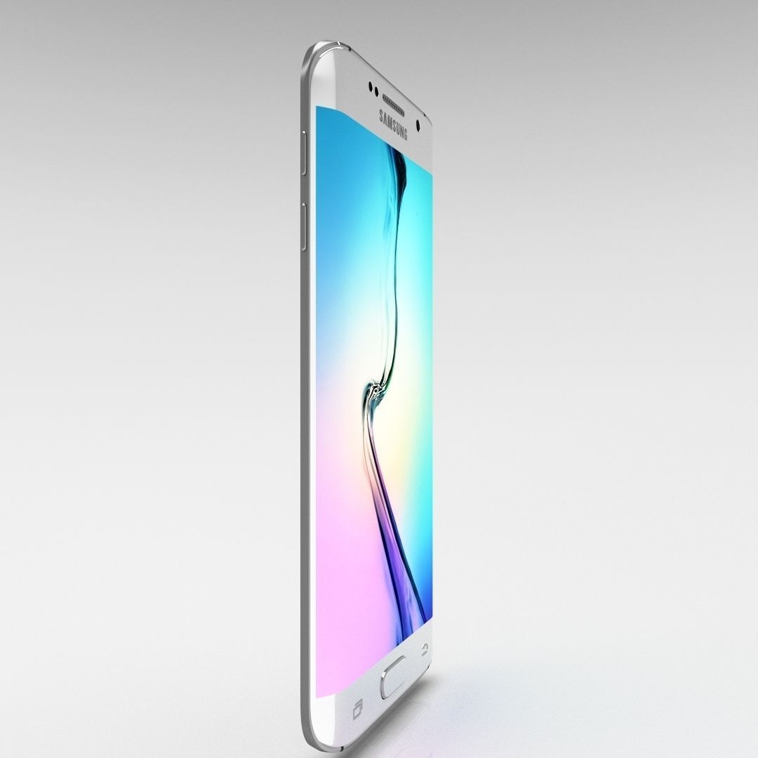 Samsung Galaxy S6 Edge Plus White Pearl 3D model | CGTrader
